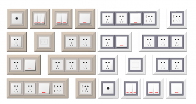 Kind Plastic Socket And Switch Collection Sketchup Model Thousands Of