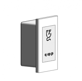 Shaver Socket revit family | Thousands of free CAD blocks