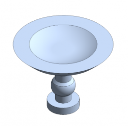 Bird bath Revit family | Thousands of free CAD blocks