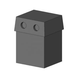 Recycle Bin Square Revit Family | Thousands of free AutoCAD drawings