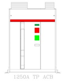 ABB ACB Circuit breaker 1250A 2D free Autocad download | Thousands of ...