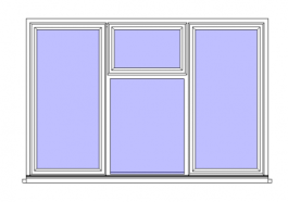 Tpl Casement - Top Hung Centre Window Revit Family | Thousands of free ...