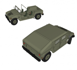 Humvee SketchUp модель - CADblocksfree | Thousands of free CAD blocks