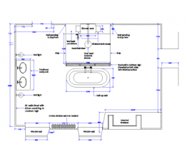 Bathroom layout design plan CAD drawing - CADblocksfree | Thousands of ...