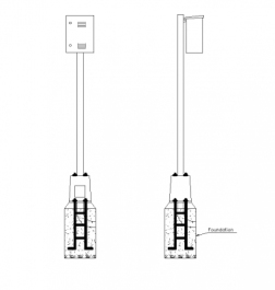 CAD drawing of a traffic light signal controller - CADblocksfree ...