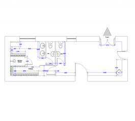 Small pool changing rooms design dwg drawing | Thousands of free CAD blocks