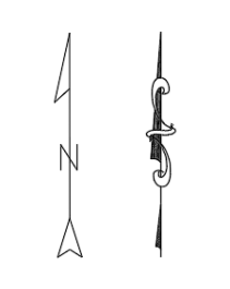 Freccia nord dwg | Thousands of free AutoCAD drawings