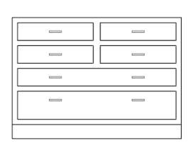 Storage Cabinet Drawers Elevation dwg | Thousands of free AutoCAD drawings