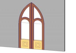 Islamic Door Point Arch Revit Family | Thousands of free CAD blocks