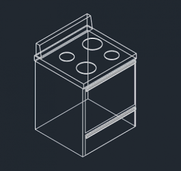 Cooker 3d dwg | Thousands of free CAD blocks