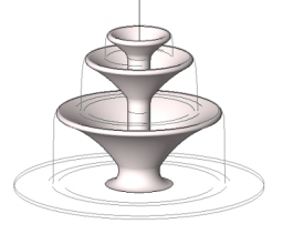 Traditional fountain for lake Revit | Thousands of free CAD blocks