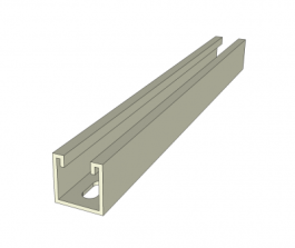 3D Sketchup Unistrut Bracket - CADBlocksfree | Thousands of free CAD blocks