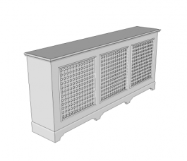 3D Sketchup cubierta del radiador - CADBlocksfree | Thousands of free ...