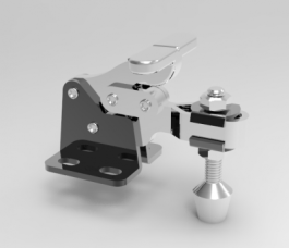 Solid-works 3D CAD Model of Horizontal clamp with holding force of 27 ...