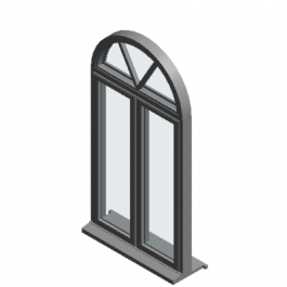 Arc top window revit family | Thousands of free CAD blocks
