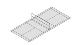 Badminton Court Revit Family | Thousands of free CAD blocks