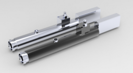 Solid-works 3D CAD Model of Air hydraulic drilling unit, Max Torque= 1. ...