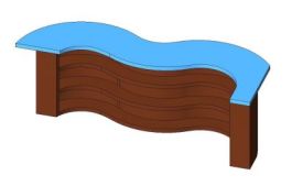 Wave Bar Revit Family | Thousands of free CAD blocks