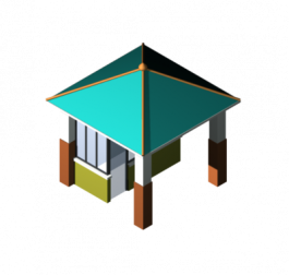 3D Max Security Gate House - CADBlocksfree | Thousands of free CAD blocks