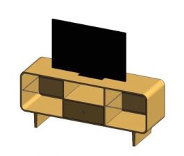 TV Stand Revit Family | Thousands of free CAD blocks