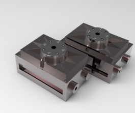 Solid-works 3D CAD Model of Rotary indexing tables , Weight=3740g ...