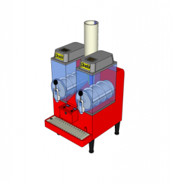 3D Sketchup Slush Machine - CADBlocksfree | Thousands of free CAD blocks