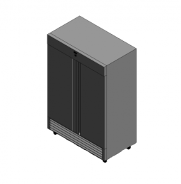 3D de Revit Refrigerador Comercial - CADBlocksfree | Thousands of free ...
