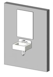 Wall hung Sink & Mirror Revit Family | Thousands of free AutoCAD drawings