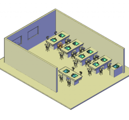 3D CAD Chemistry Lab - CADBlocksfree | Thousands of free CAD blocks