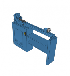 3D Деревянный Токарный станок Sketchup Модель - CADBlocksfree ...