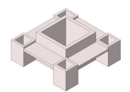 Public Seating Revit Family | Thousands of free CAD blocks
