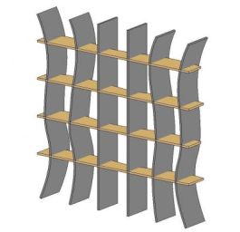 Wavy Shelf Revit Family | Thousands of free CAD blocks