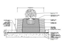 Raised planter CAD drawing detail - CADblocksfree | Thousands of free ...