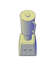 CAD en 3D Bloque del fabricante del Smoothie - CADBlocksfree ...