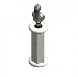 Roman statue Revit model - CADblocksfree | Thousands of free CAD blocks