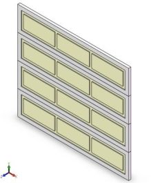 8 x 7 Garage Door solidworks Model | Thousands of free AutoCAD drawings