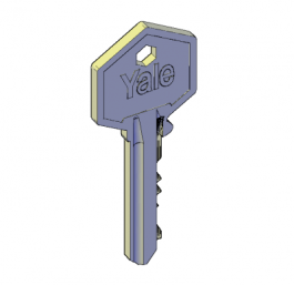 Yale key 3d AutoCAD model - CADblocksfree | Thousands of free CAD blocks