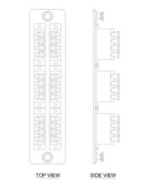 ICC ICFOPL1619 Adapter Panel, 6 Quad Lc, 24f autocad dwg free download ...