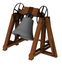 huge vintage announcement bell 3d model .3dm format | Thousands of free ...