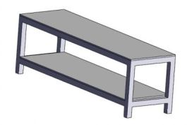 Bench Solidworks model | Thousands of free AutoCAD drawings