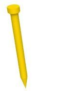 long nail 3d model .3dm format | Thousands of free AutoCAD drawings