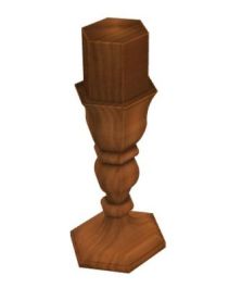 wooden candle stand with modern design 3d model .3dm format | Thousands ...
