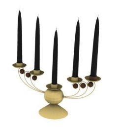 glass covered candle stand 3d model .3dm format | Thousands of free CAD ...
