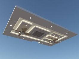 False Ceiling Design-4 free SketchUp download | Thousands of free CAD ...