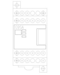 Omron Automation G9SA Safety Relay free Autocad download | Thousands of ...
