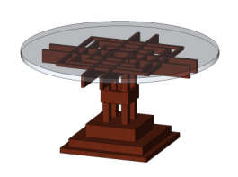 Parametric Glass Table revit family | Thousands of free CAD blocks
