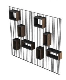 modern partition wall design 3d model .3dm format | Thousands of free ...