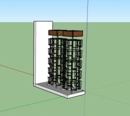 professional rack designed with a modern aesthetic look 3d model .skp ...