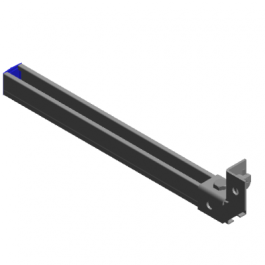 single transverse channel steel with HMW-4 single side revit family ...