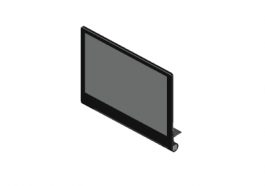 tablet with a modern look 3d model .dwg format | Thousands of free CAD ...